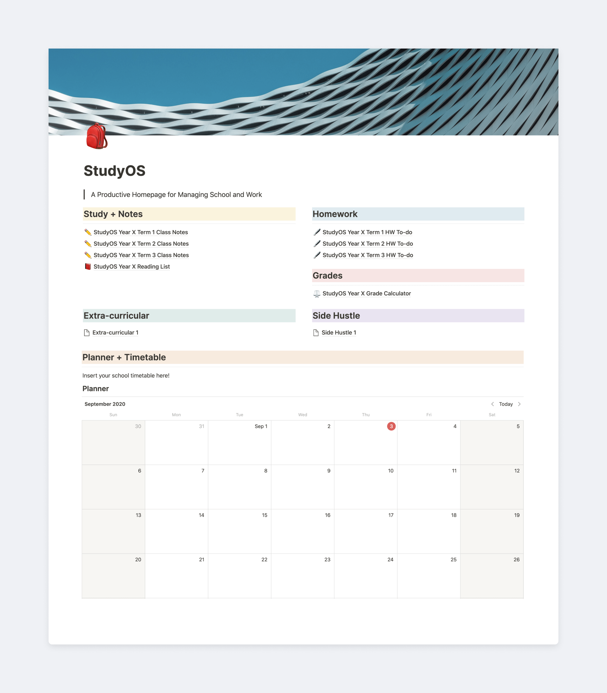10+ Best Aesthetic Notion Templates for Students (Free!!!) - Pro ...