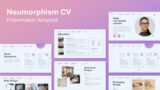 Free Neumorphism CV Presentation Template (12 Layouts) - Pro Template ...